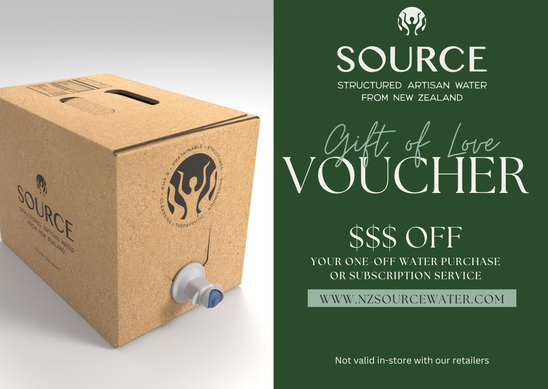 Gift of Love vouchers – Source Water